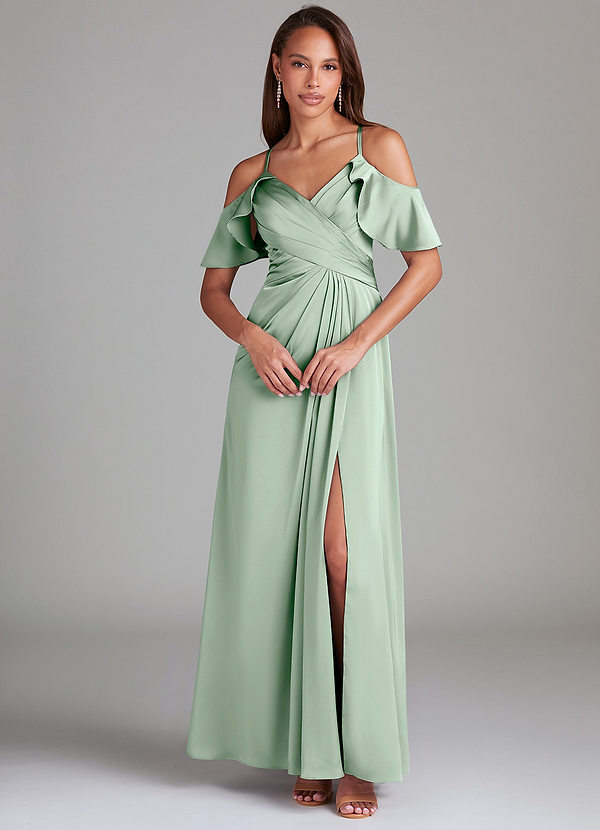 Azazie Dakota Agave Bridesmaid Dresses | Azazie CA