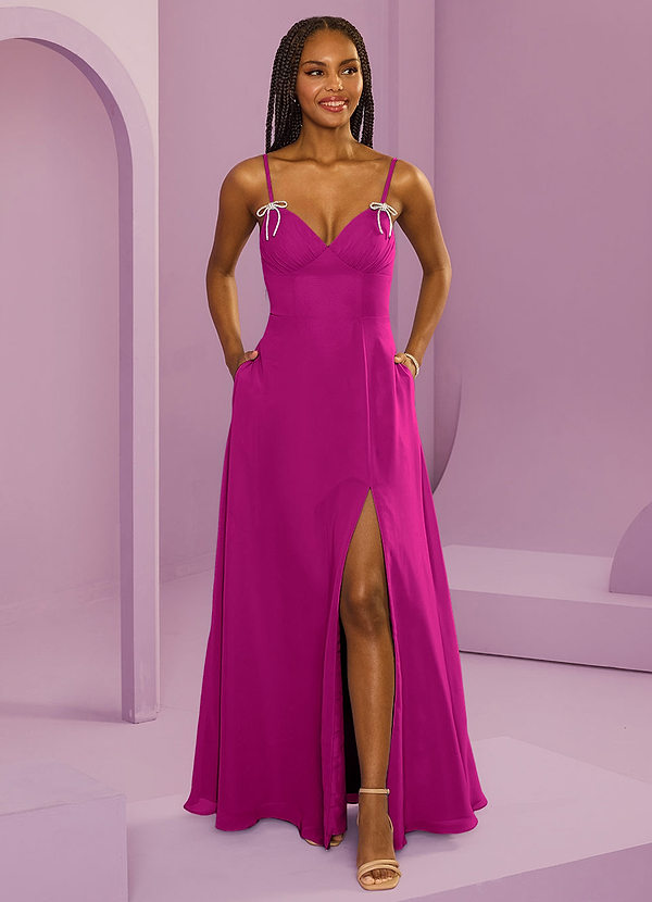 Barbie™ AZAZIE 1040 Fuchsia Bridesmaid Dresses | Azazie CA