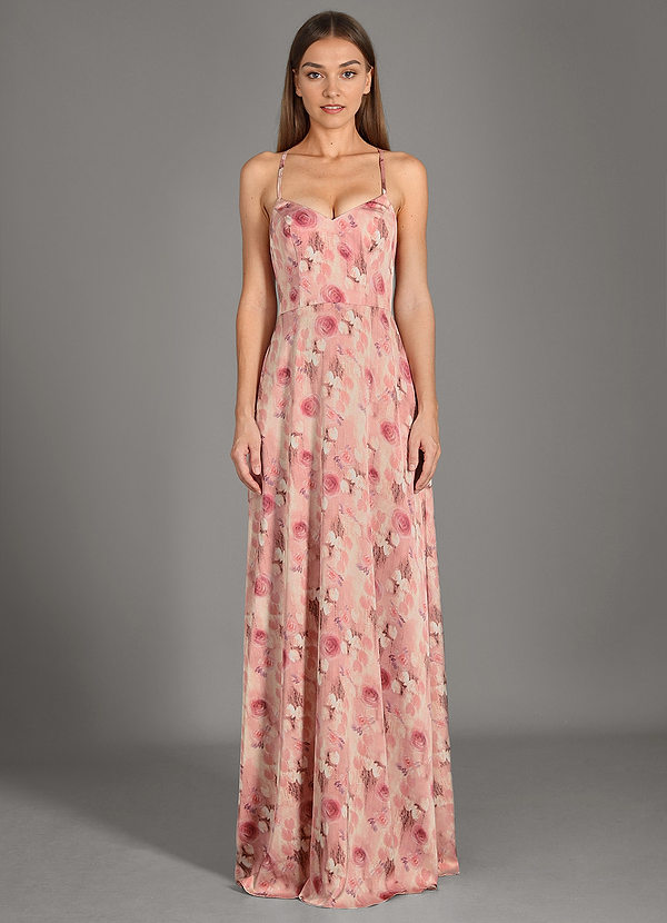 Demure Roses Bridesmaid Dresses | Azazie IE