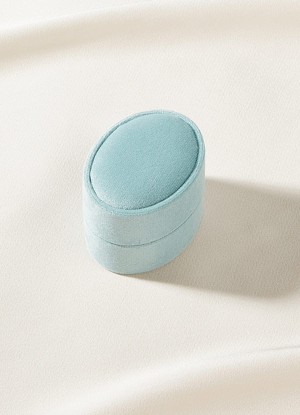 Something Blue Oval Ring Box Something Blue | Azazie