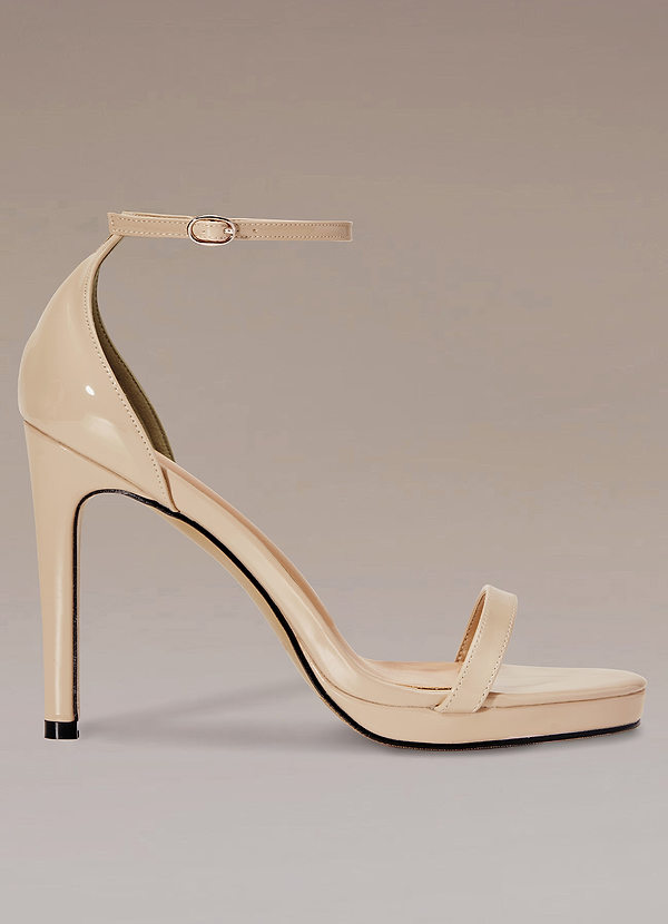 Apricot Platform Stiletto Heels Shoes | Azazie