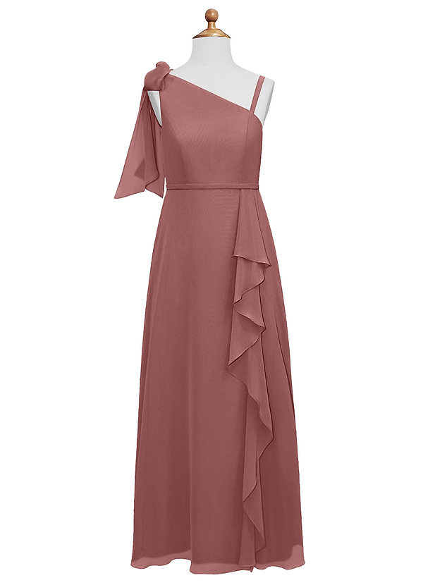 Desert Rose Azazie Aidy JBD Junior Bridesmaid Dresses | Azazie