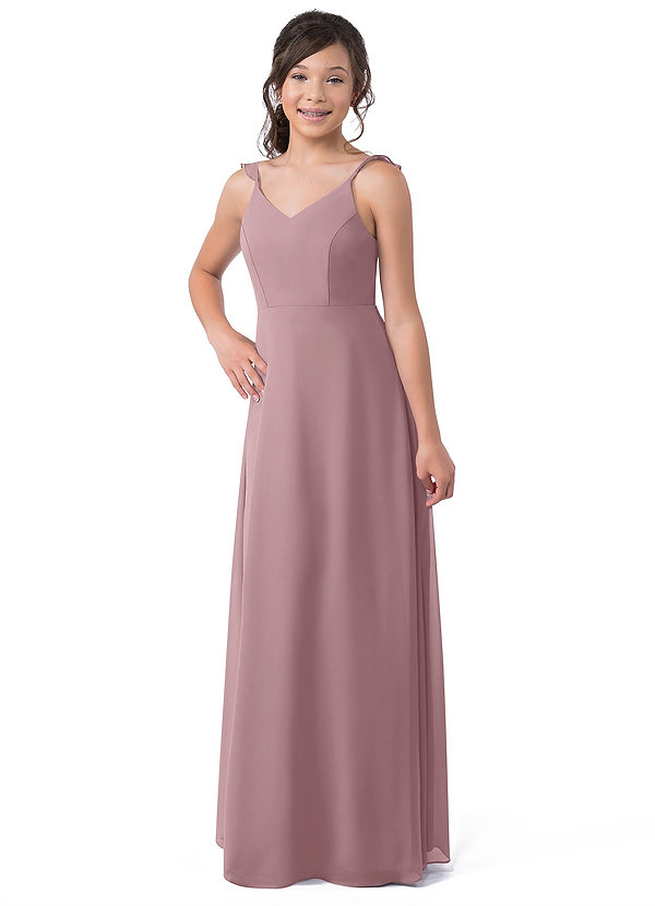 Dusty Rose Azazie Everlee Junior Bridesmaid Dresses | Azazie