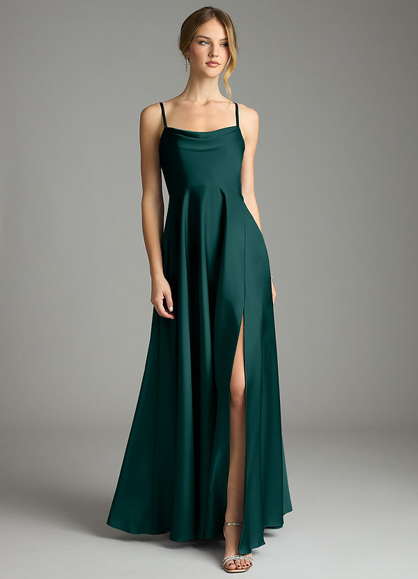 Azazie Elle Pine Bridesmaid Dresses | Azazie CA