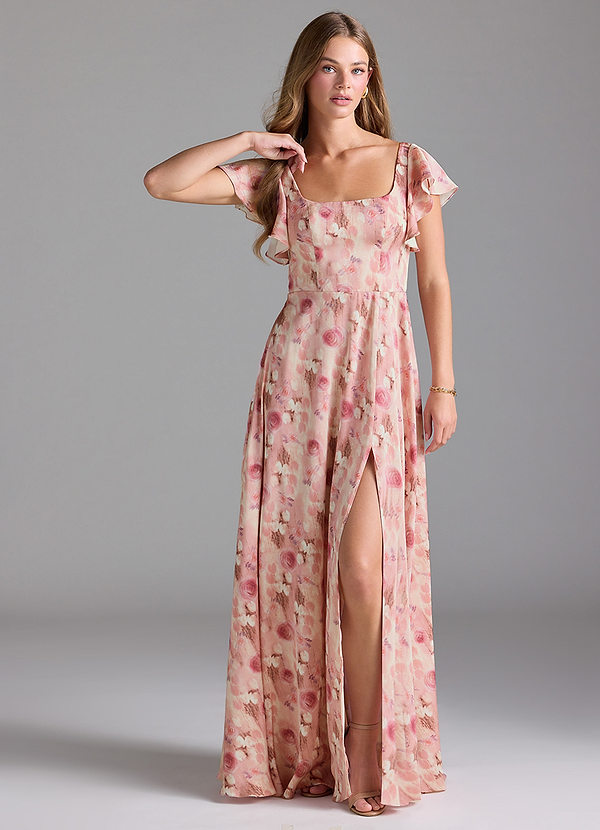 Azazie Bondi Demure Roses Bridesmaid Dresses | Azazie
