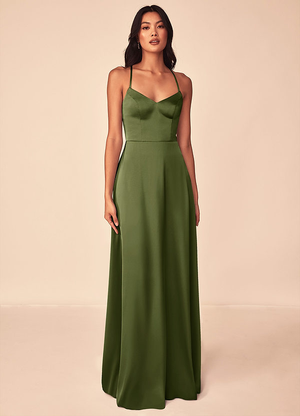 Azazie Mei Stretch Satin Dress Bridesmaid Dresses | Azazie