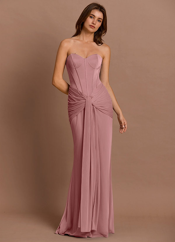 Kalliope Light Pink Maxi Dress | Azazie
