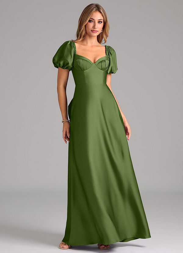 Azazie Fatima Juniper Bridesmaid Dresses | Azazie CA