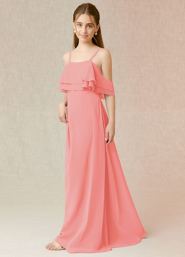 Coral Azazie Tink JBD vestidos de dama de honor junior | Azazie