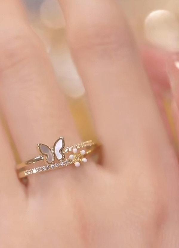 Butterfly Ring Set Jewelry | Azazie