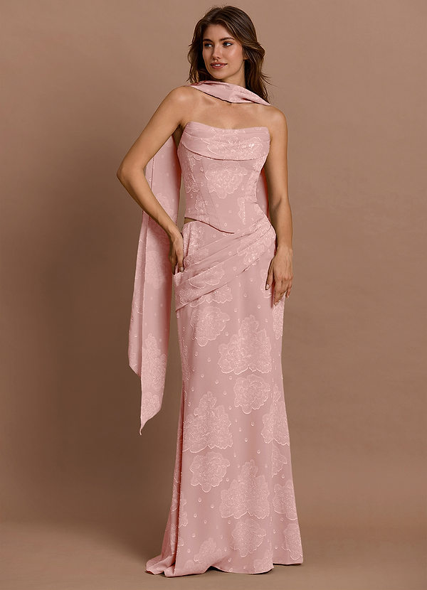 Umbra Powder Pink Two Piece Dress | Azazie CA