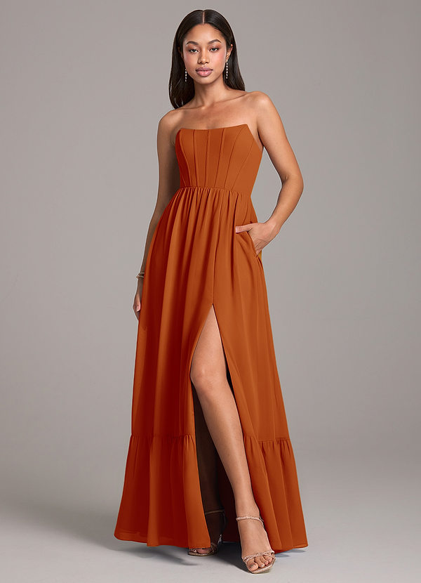 Azazie Kailee Paprika Bridesmaid Dresses | Azazie