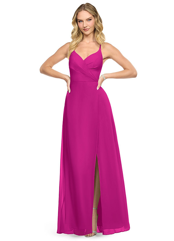 Azazie Davis Fuchsia Bridesmaid Dresses | Azazie CA