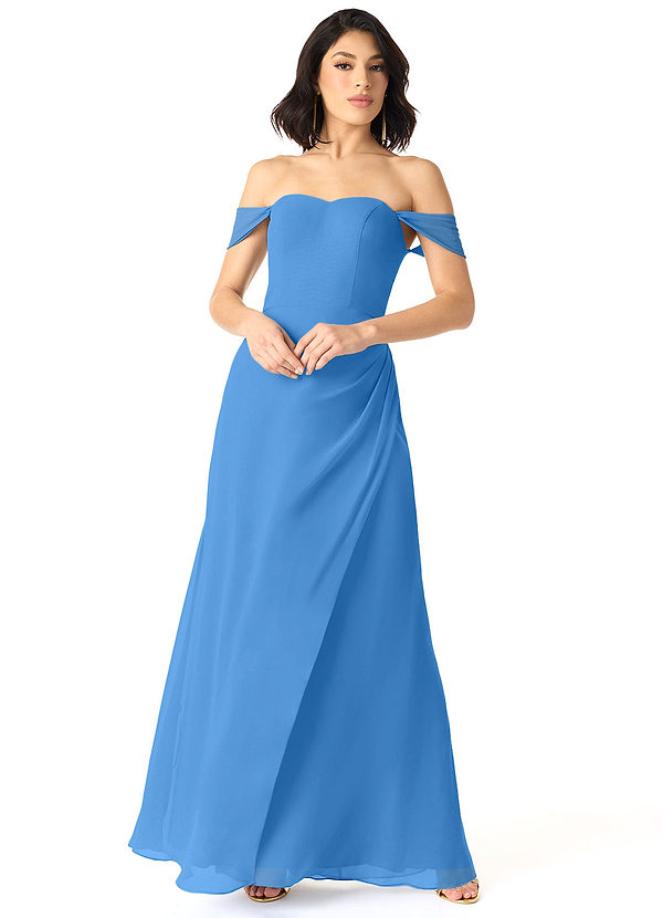 Azazie Jordyn Blue Jay Bridesmaid Dresses | Azazie