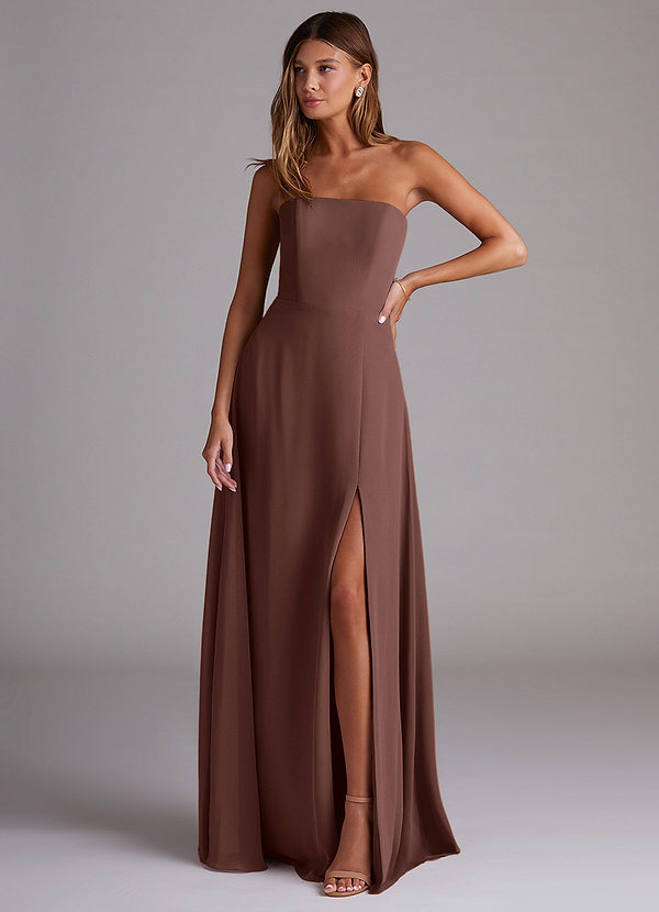 Azazie Wren Espresso Bridesmaid Dresses | Azazie