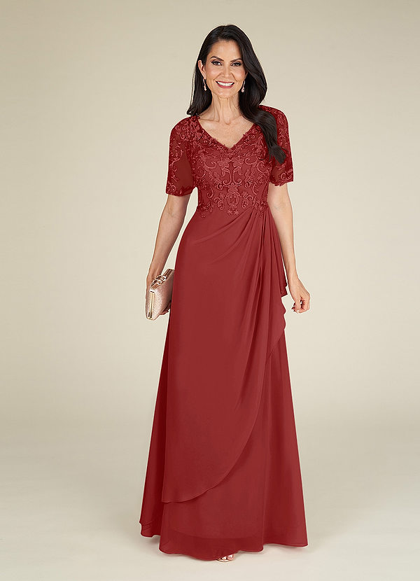 Rust Azazie Amedeus Mother of the Bride Dress Mother of the Bride ...
