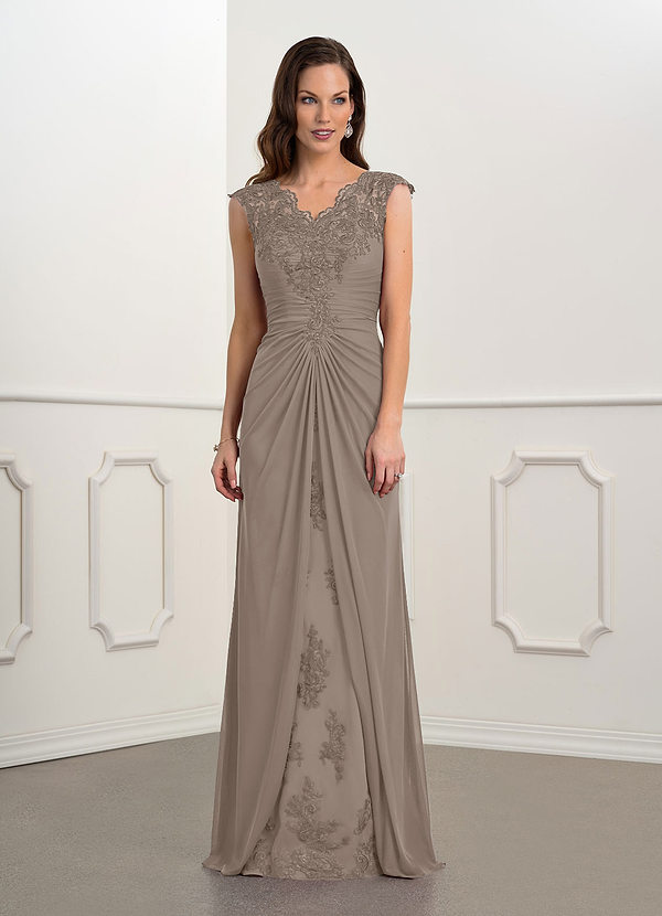 Taupe Azazie Jovie Mother Of The Bride Dress Mother Of The Bride
