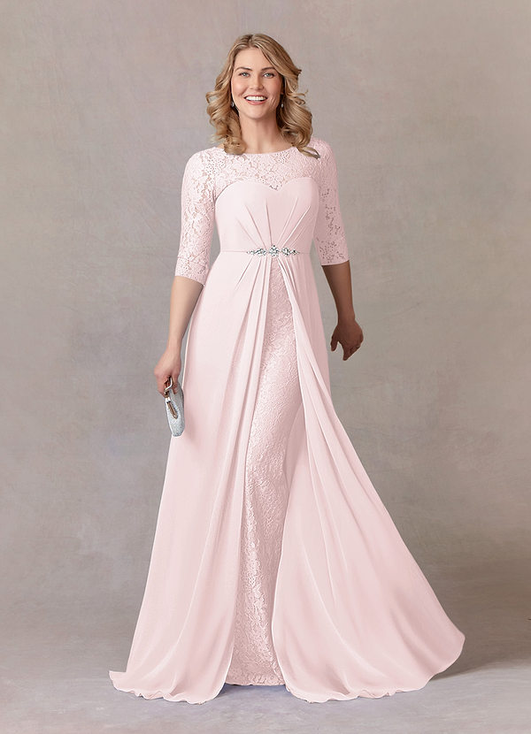Rose Pâle Azazie Leonine Mère de la mariée Robes | Azazie