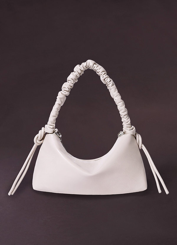 Blanc Sac élégant pour les aisselles avec cordon de serrage Bags | Azazie