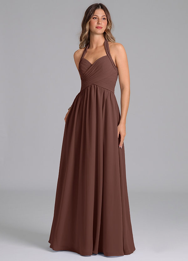 Azazie Darlyn Espresso Bridesmaid Dresses | Azazie AU