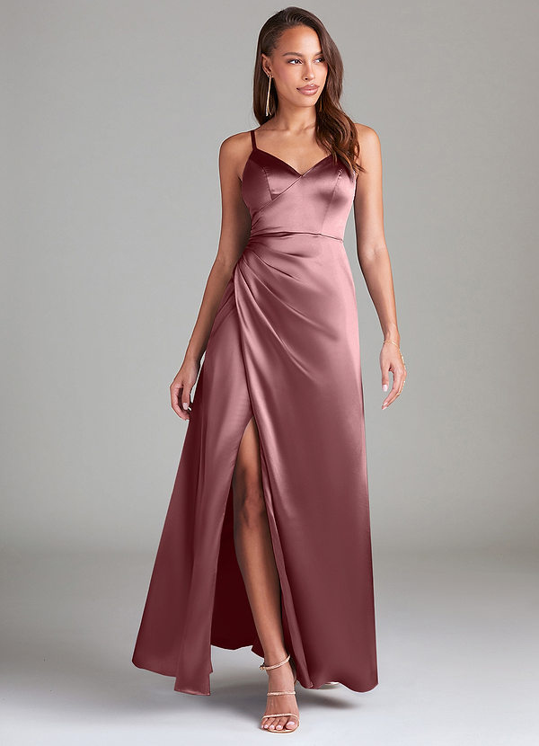 Azazie Marchella Vintage Mauve Bridesmaid Dresses | Azazie CA