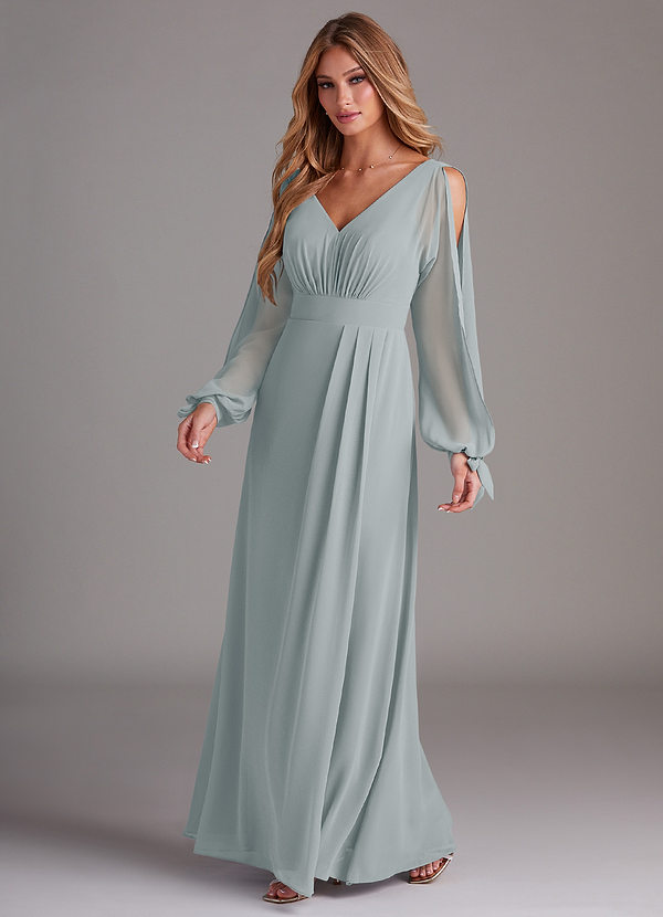 Azazie Matilda Dolphin Grey Bridesmaid Dresses | Azazie