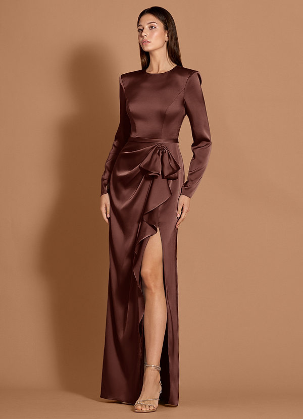 Robe Longue Moca Coco Spencer | Azazie