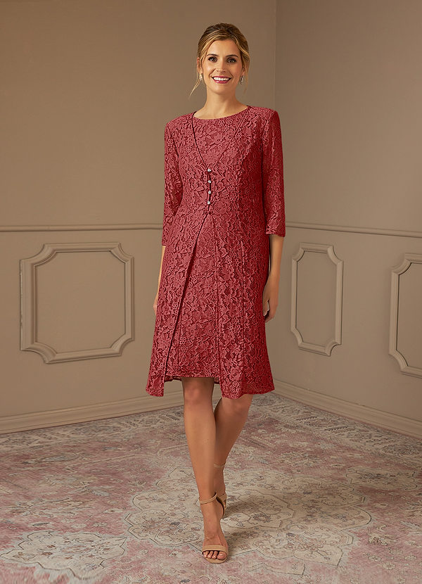 Rust Azazie Mavis Mother of the Bride Dress Mother of the Bride Dresses ...