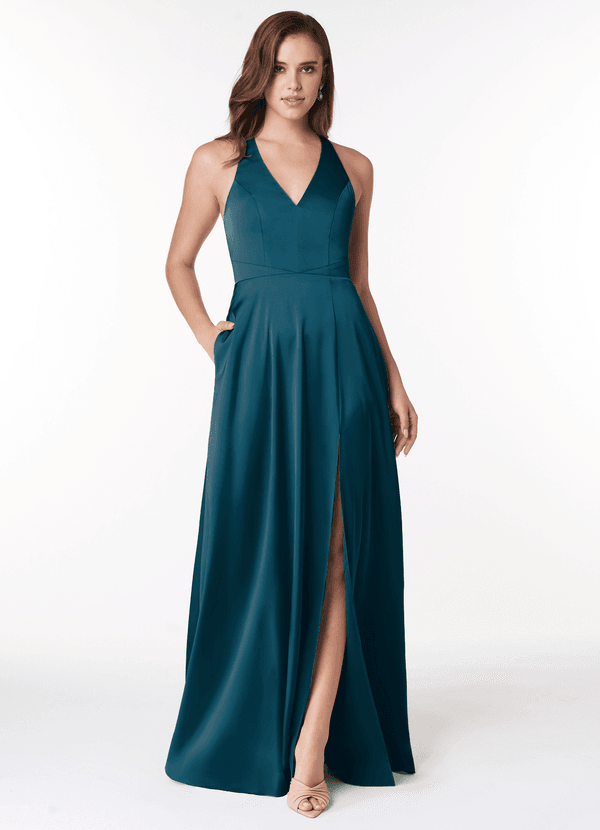 Azazie Ceria Ink Blue Bridesmaid Dresses | Azazie