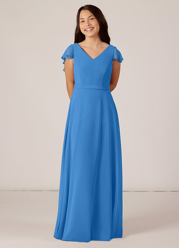 Blue Jay Azazie Agora Junior Bridesmaid Dresses | Azazie