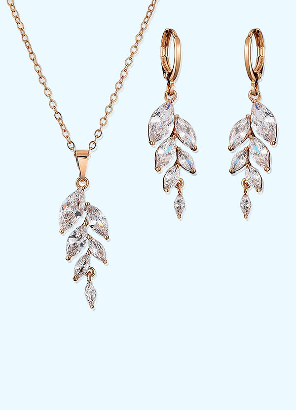 Jungle Leaf Jewelry Set Jewelry | Azazie