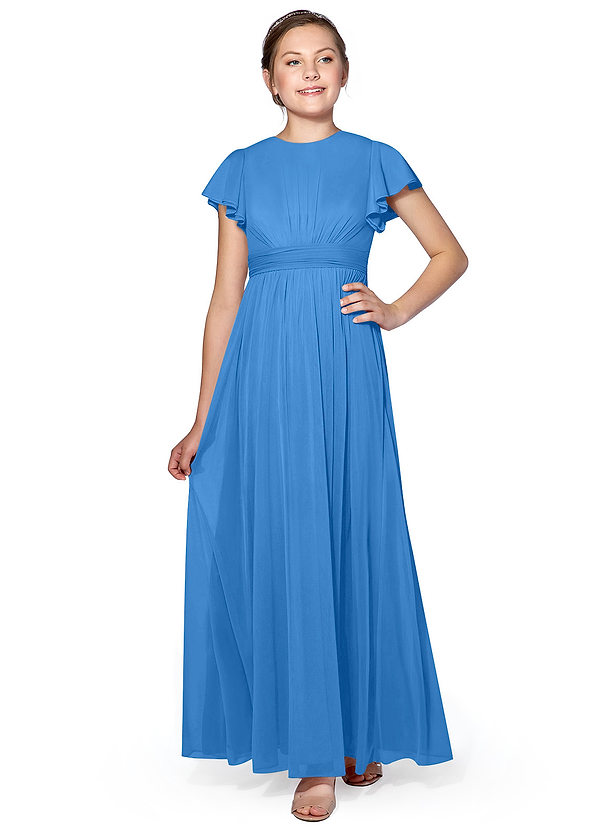 Blue Jay Azazie Mosley Junior Bridesmaid Dresses | Azazie