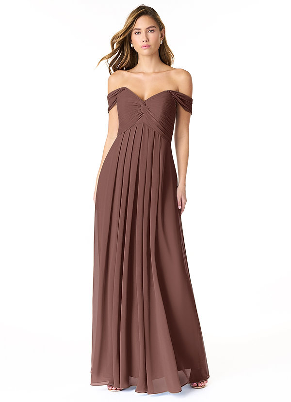 Azazie Kaitlynn Espresso Bridesmaid Dresses | Azazie