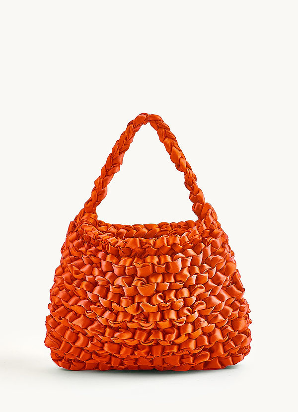Orange Sac à main en crochet avec ruban Bags | Azazie