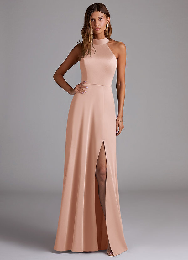 Azazie Myra Rose Gold Bridesmaid Dresses | Azazie