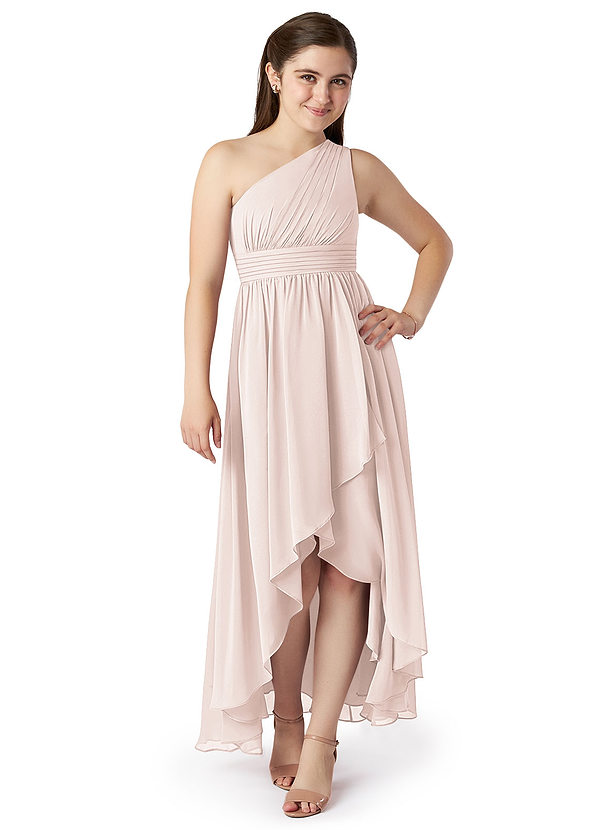 Rose Petal Azazie Mathilda JBD Junior Bridesmaid Dresses | Azazie