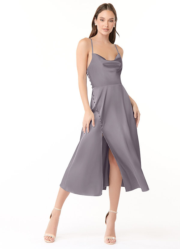 Shadow Azazie Ceci Stretch Satin Dress Bridesmaid Dresses | Azazie