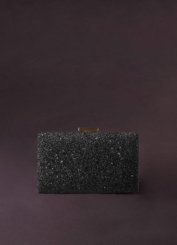 Black Brief Gerrit Box Clutch Bag Bags | Azazie
