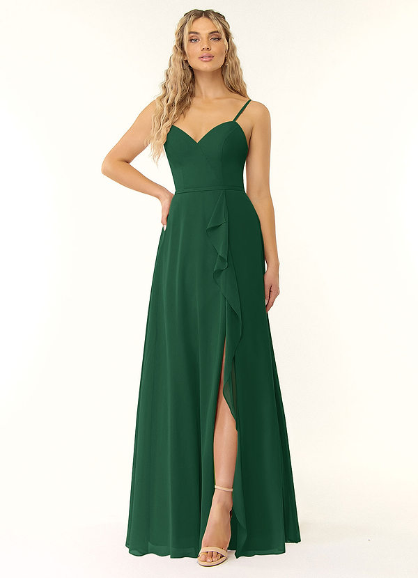 Dark Green Azazie Naeem Bridesmaid Dresses | Azazie