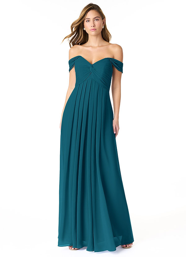 Azazie Kaitlynn Ink Blue Bridesmaid Dresses | Azazie