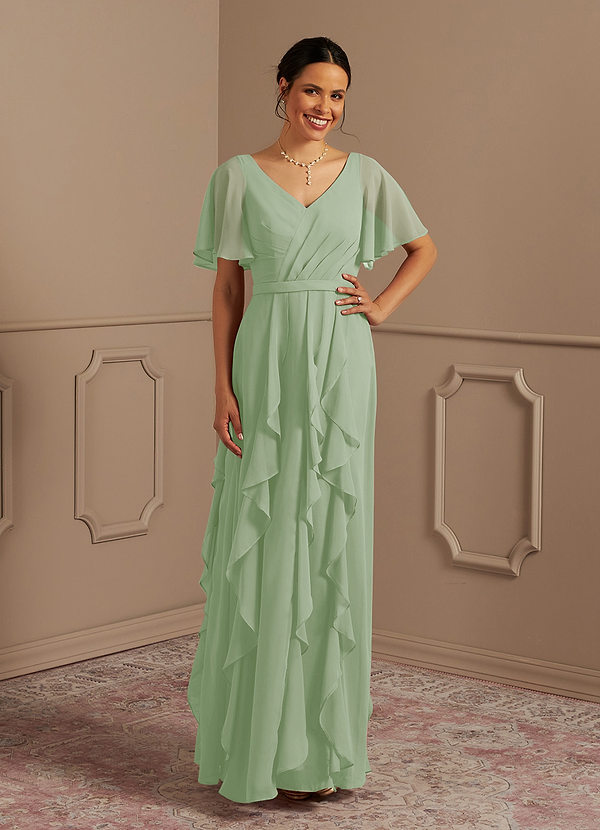 Dusty Sage Azazie Watson Mother of the Bride Dress Mother of the Bride ...