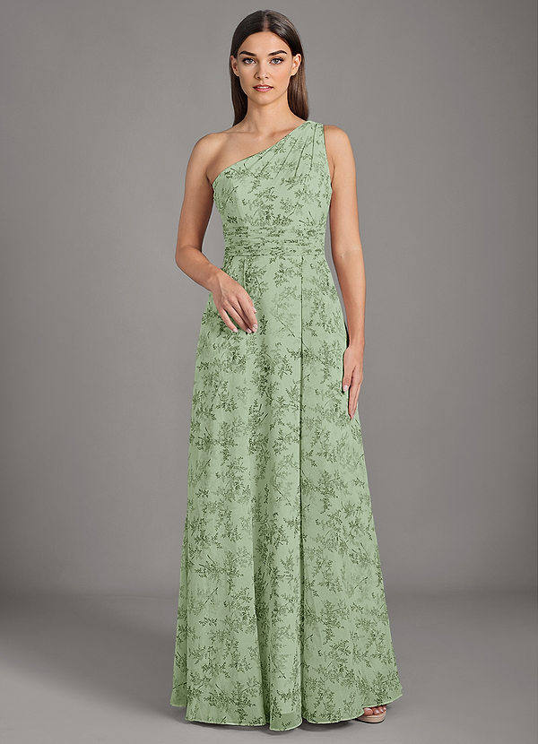 Green Fern Floral Bridesmaid Dresses | Azazie