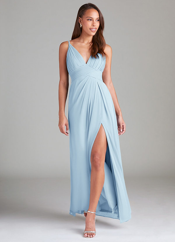 Azazie Maren Allure Sky Blue Bridesmaid Dresses | Azazie