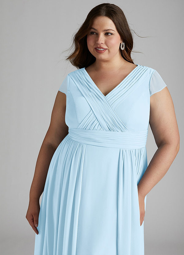 Azazie Organa Sky Blue Bridesmaid Dresses | Azazie