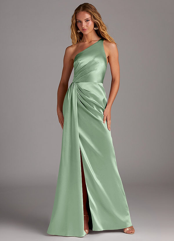 Azazie Mika Matcha Bridesmaid Dresses | Azazie