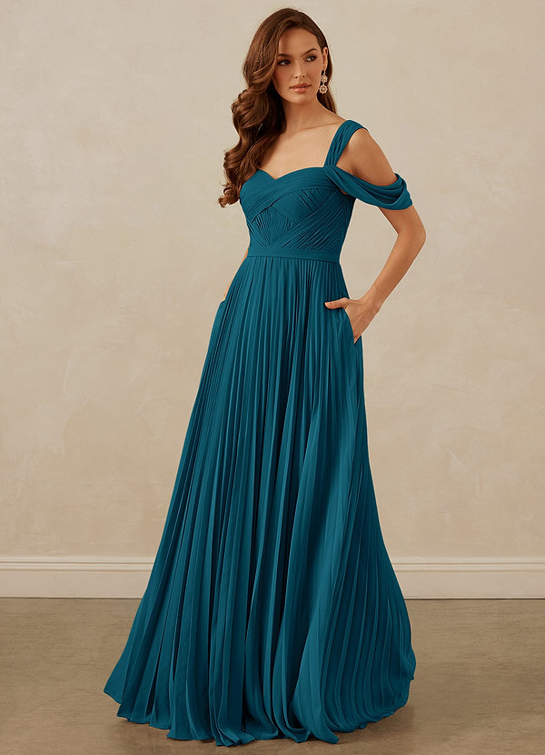 Christian Siriano Bridal for Azazie 1013 Ink Blue Bridesmaid Dresses ...