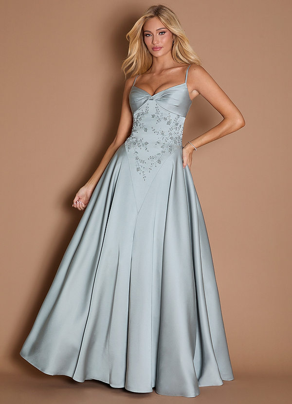 Rory Ocean Mist Gown | Azazie AU