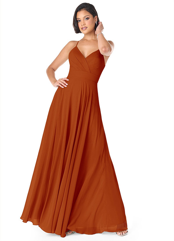 Azazie Avelina Paprika Bridesmaid Dresses | Azazie