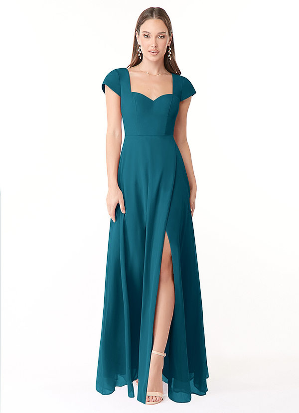 Ink Blue Azazie Hainsly Bridesmaid Dresses | Azazie