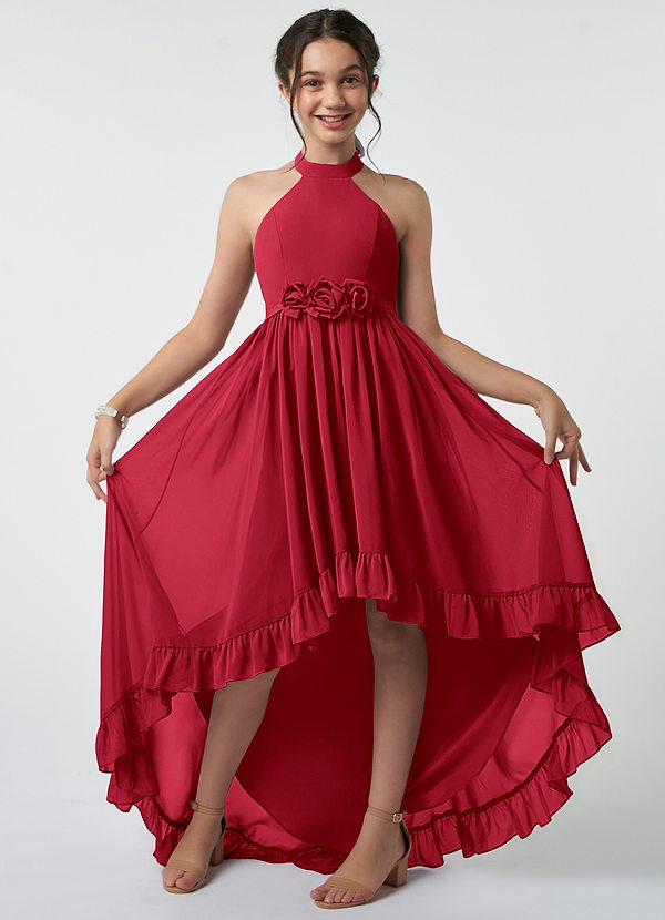Scarlet Azazie Hermione JBD Junior Bridesmaid Dresses | Azazie